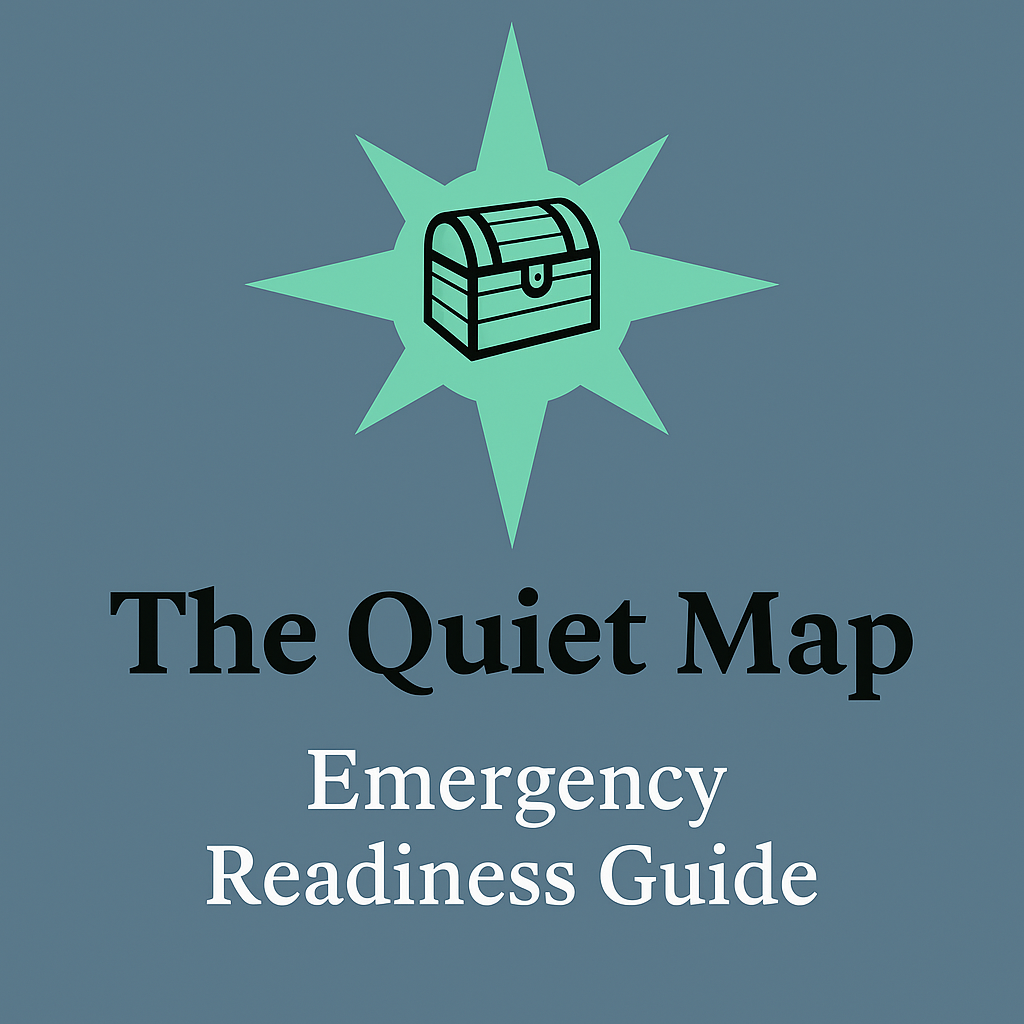The Quiet Map, emergency prepared check list pdf pack